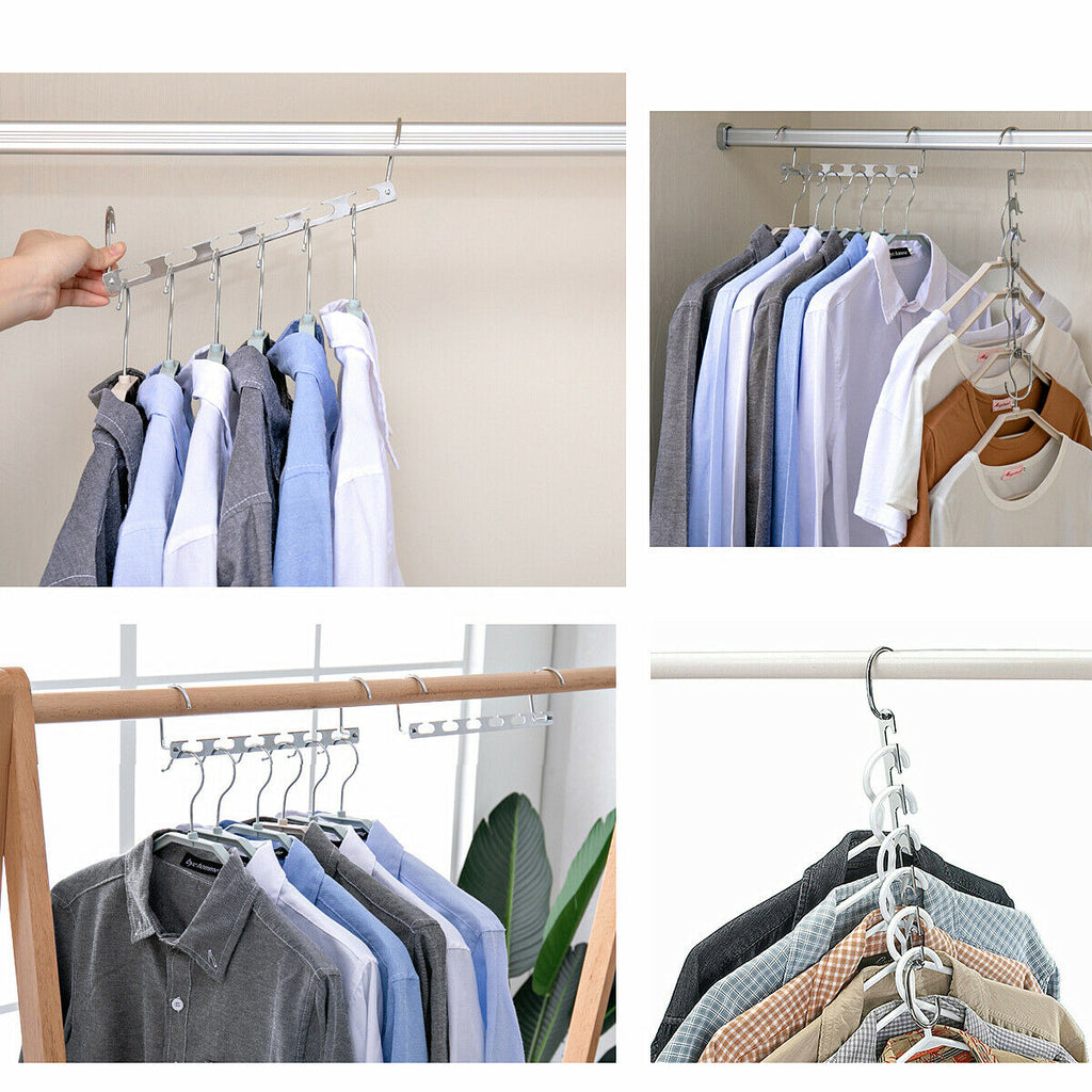 Space Saving Metal Magic Multiple Hangers Holder – Daily House Holds