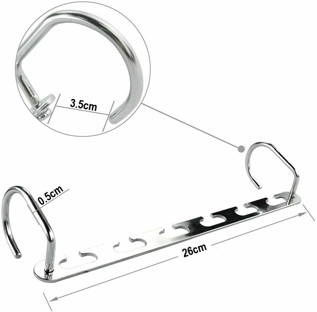 Space Saving Metal Magic Multiple Hangers Holder – Daily House Holds